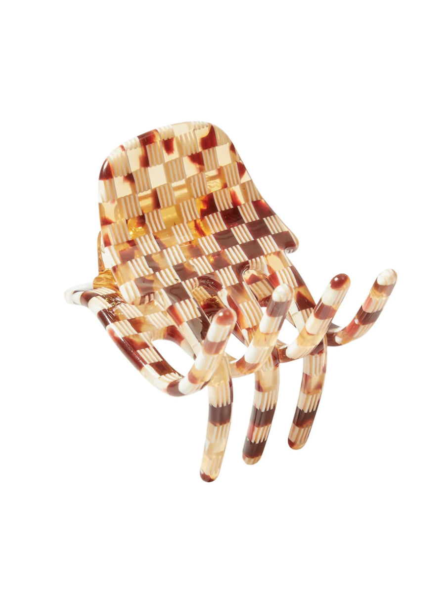 Machete Mini Claw in Tortoise Checker -Banshee