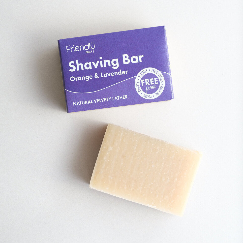 Friendly Soap Shaving Bar - Orange + Lavender -Banshee